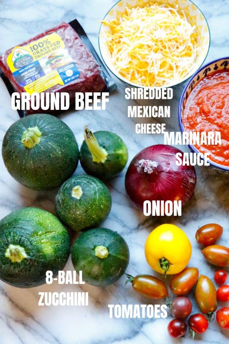 8-Ball Zucchini Stuffed Eight Ball Ground Beef Recipe - Fitty Foodlicious