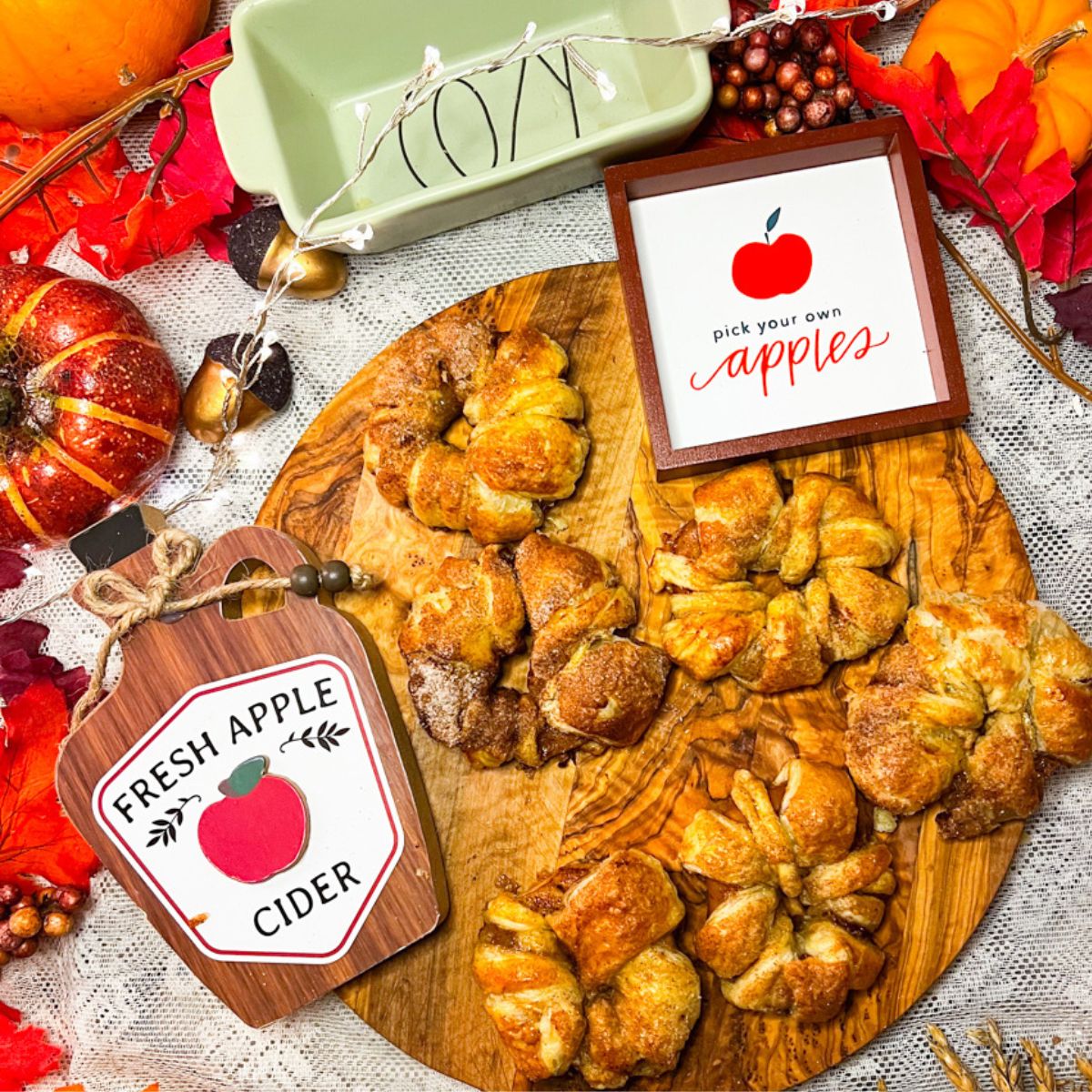 Apples Wrapped in Puff Pastry | Baked Apple Rings - Fitty Foodlicious